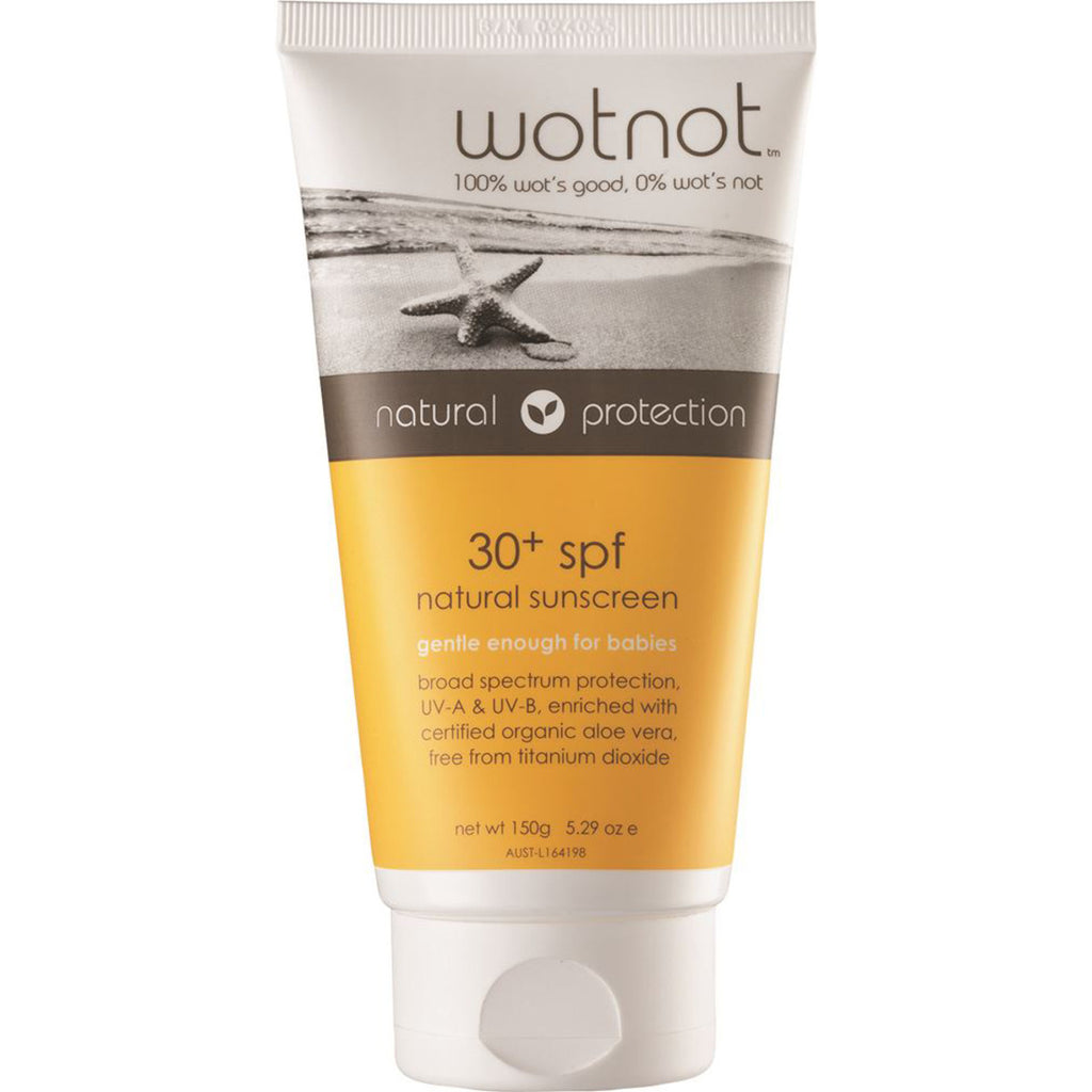 Wotnot 30 Plus SPF Natural Sunscreen 150g – makeuwell